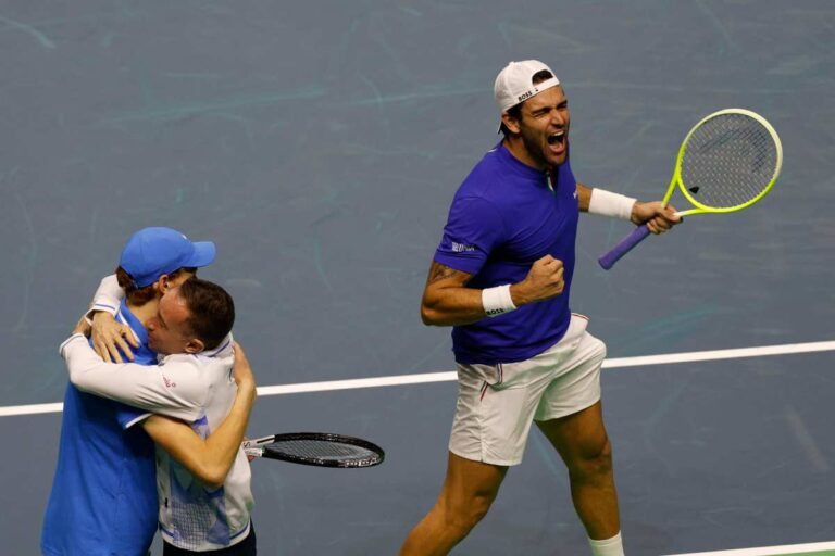 Coppa Davis, l’Italia in semifinale con Sinner e Berrettini