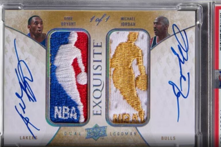 Una figurina con le firme di Kobe Bryant e Michael Jordan venduta all ...