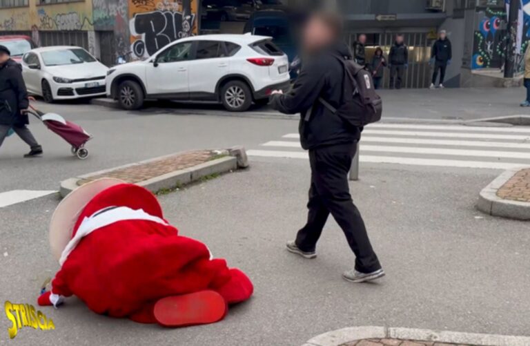 Il Gabibbo malmenato da un salta-tornelli alla metro di Milano. Prima ...